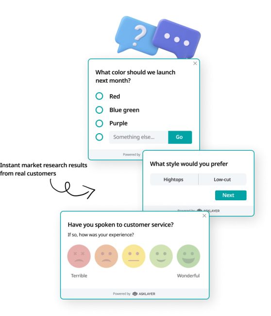 Surveys, polls, questionaires and lead-gen, all in one! - Asklayer